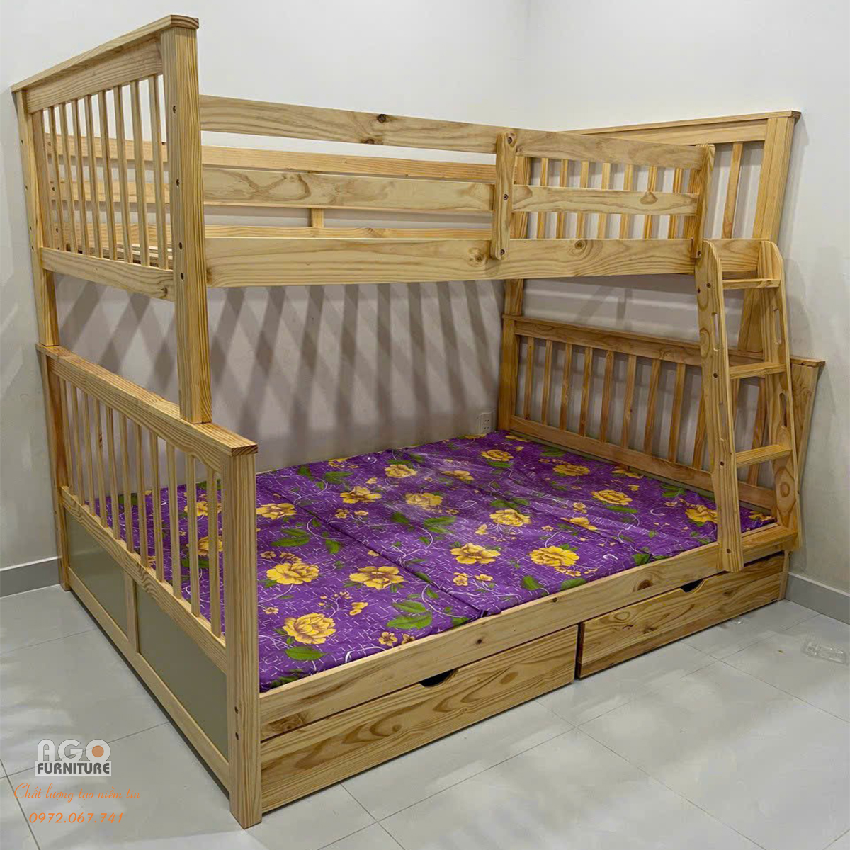 Giường tầng gỗ thông là gì? Ưu điểm cùng bí quyết chọn mua giường tầng ...